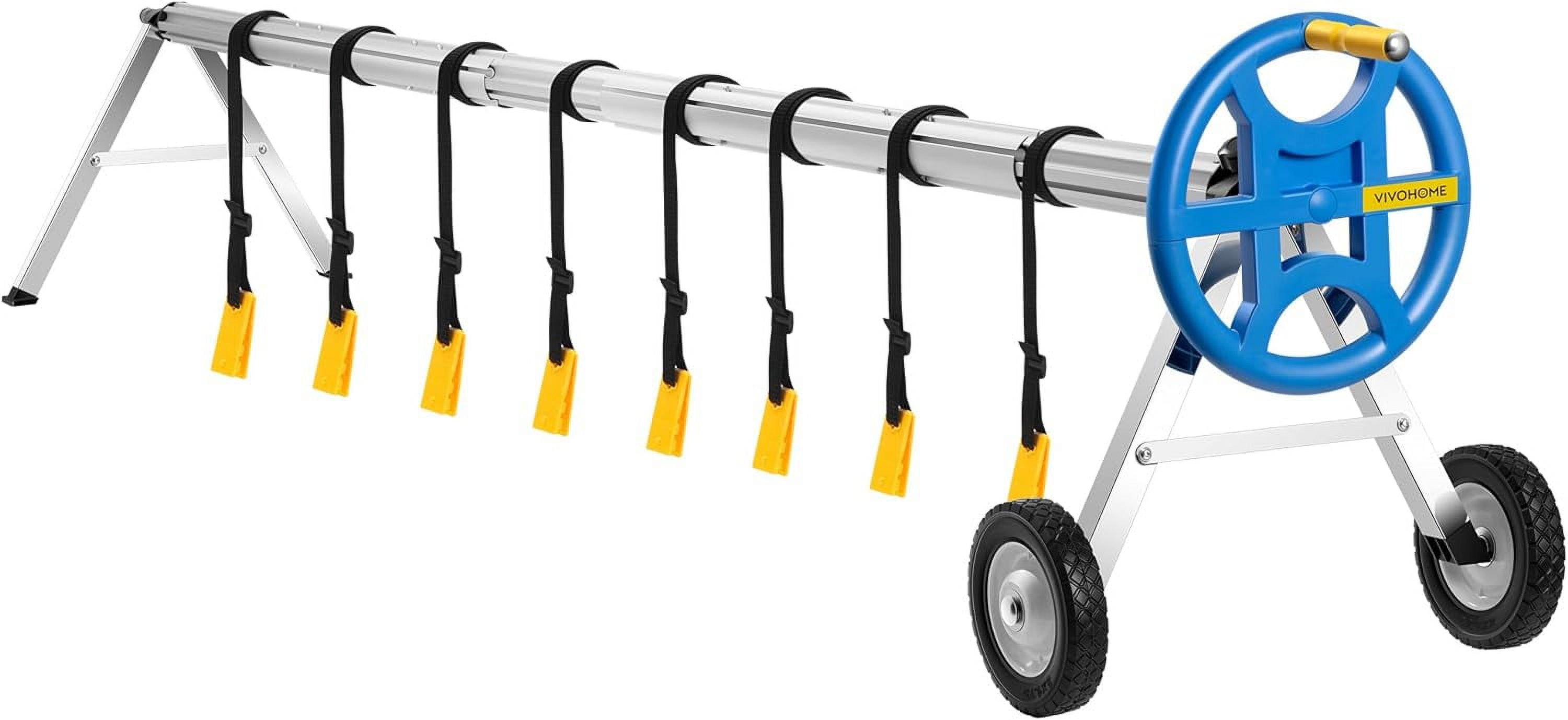 Hydrotools Non-Corrosive Solar Cover Reel System with Straps for Above ...