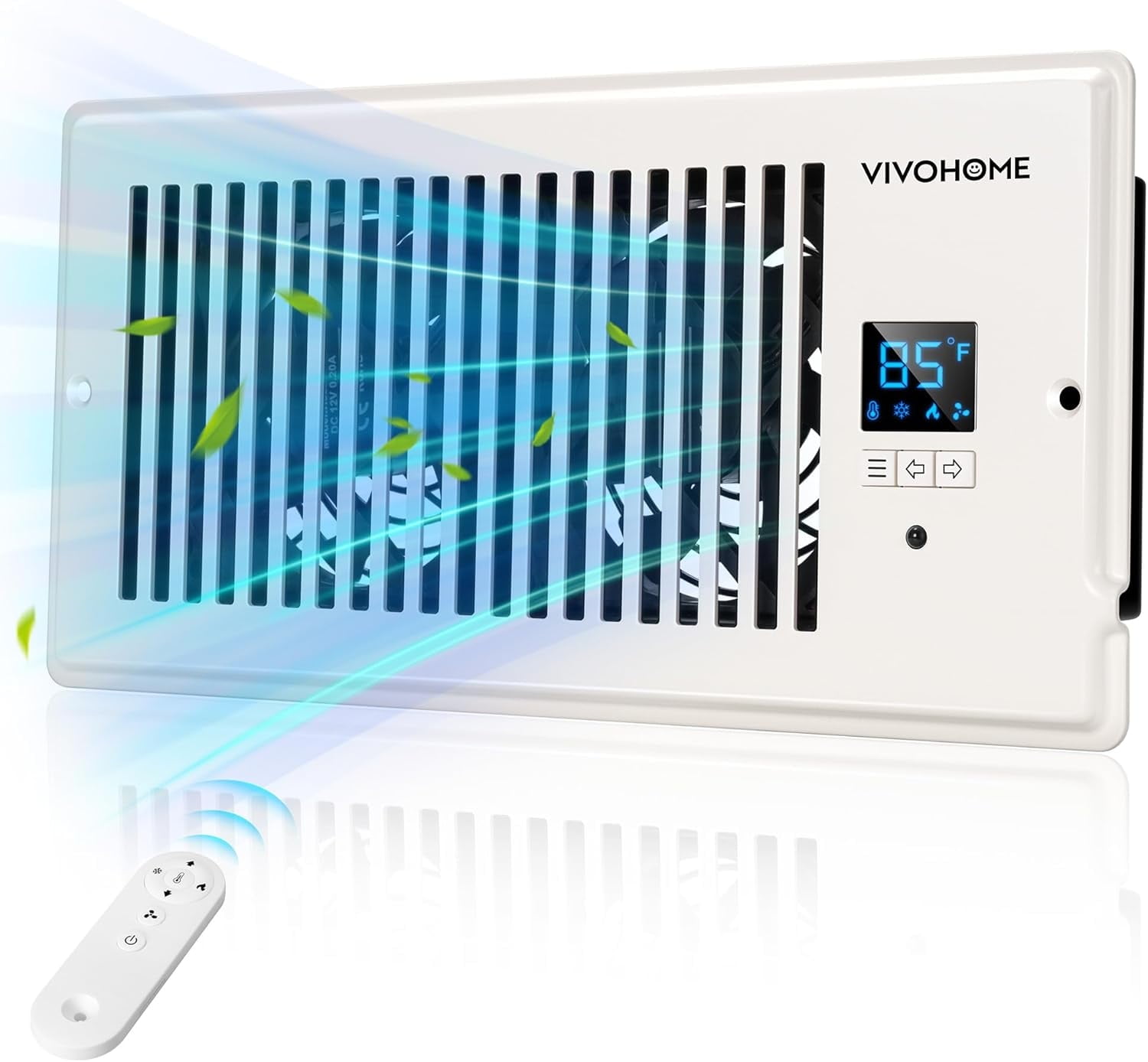 SPECSTAR Quiet Register Booster Fan 4'' x 10'' with Intelligent ...