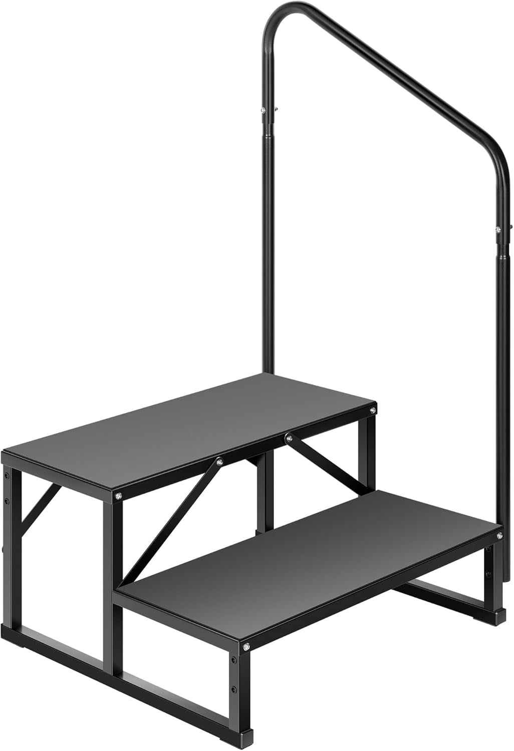 SPECSTAR RV Steps with Handrail, 2 Steps Mobile Home Ladder Portable ...