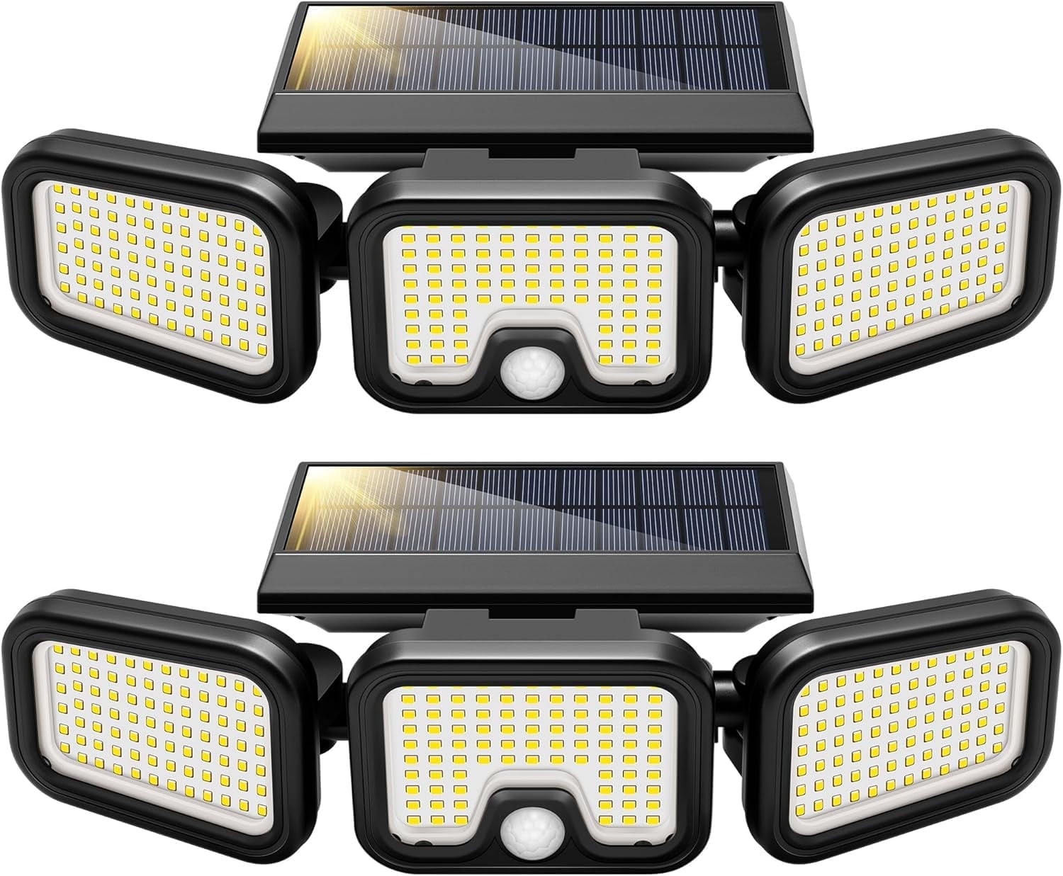 SPECSTAR Solar Flood Lights Outdoor, 256 LED 2500LM Motion Sensor ...