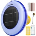 SPECSTAR Round Solar Powered Swimming Pool Ionizer & Water Purifier ...