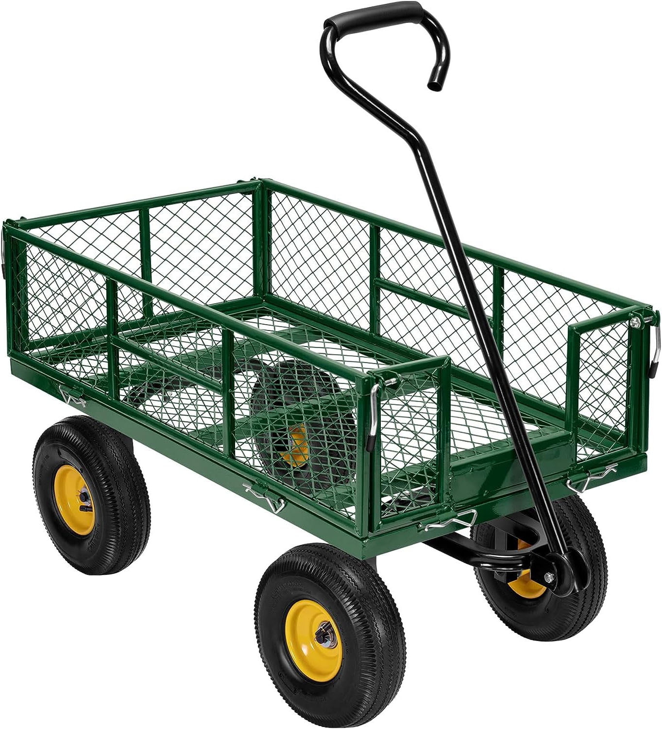 SPECSTAR Mesh Steel Garden Cart 880lb. Capacity, 38" x 21" with ...