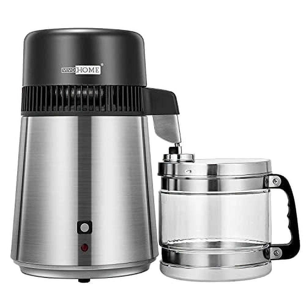SPECSTAR Water Distiller Countertop 1.1 Gallon/4L 304 Stainless Steel ...