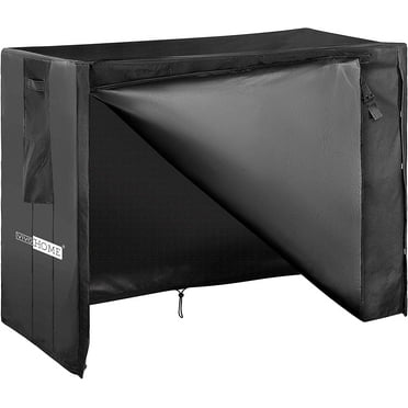 8' Double Round Firewood Log Rack with Kindling Kit and 1' Cover ...