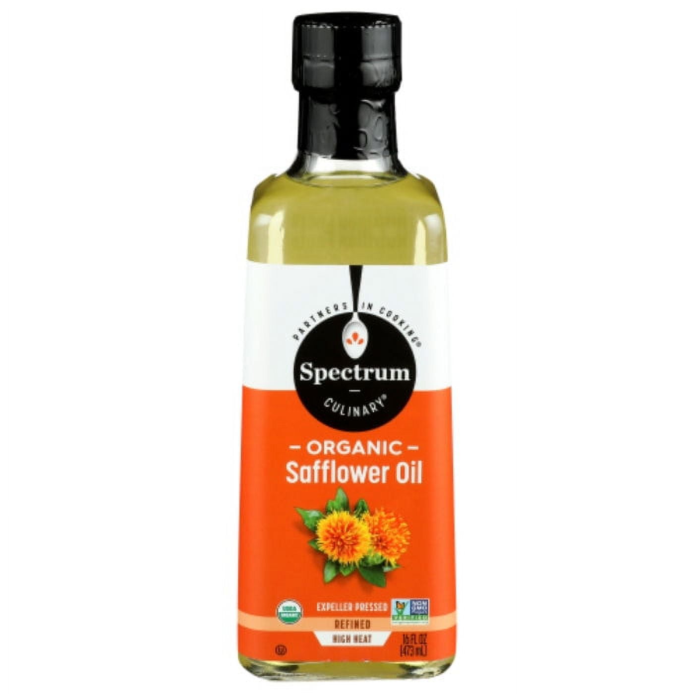 SPECTRUM NATURALS OIL SAFFLOWER REFINED ORG 16 FO - Pack of 6 - Walmart.com