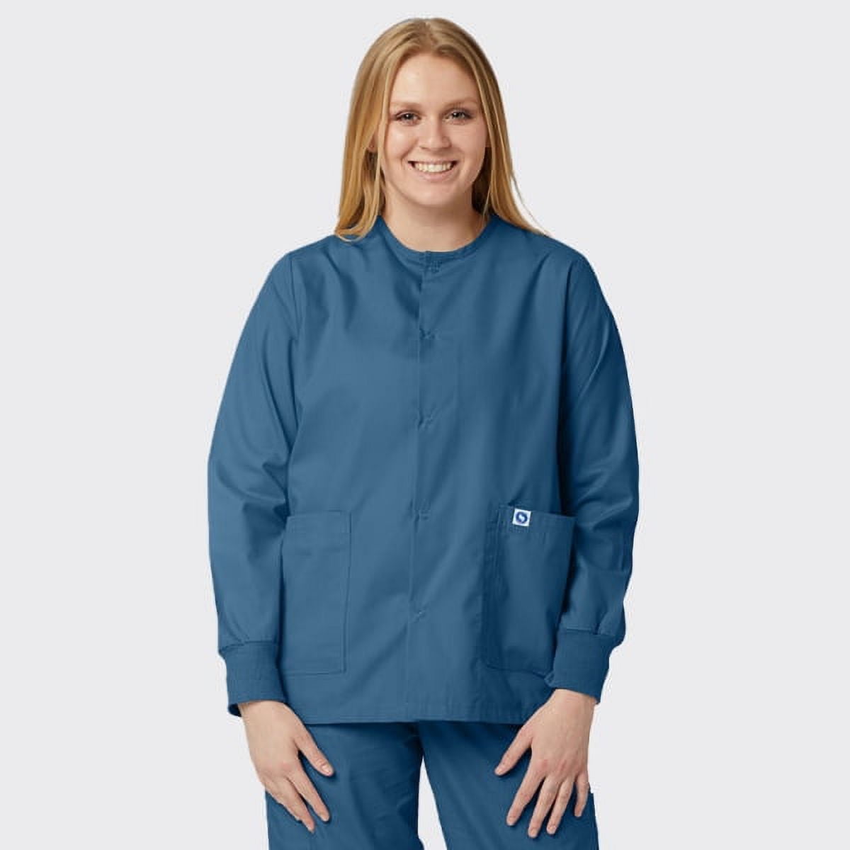 SPECTRUM UNIFORMS Scrub Jackets Doctor Lab Coat -Crew Neck Tops Unisex ...