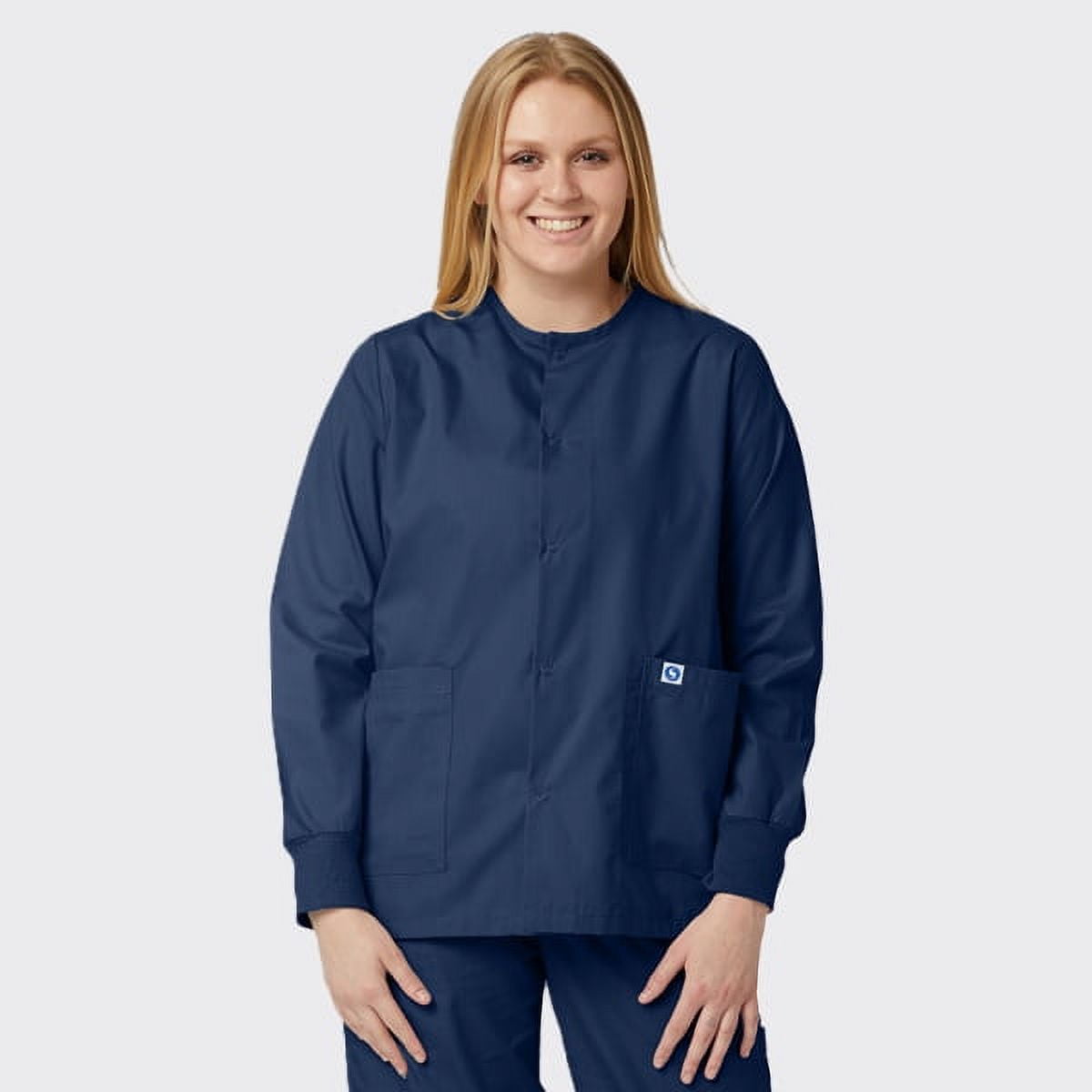 SPECTRUM UNIFORMS Scrub Jackets Doctor Lab Coat -Crew Neck Tops Unisex ...