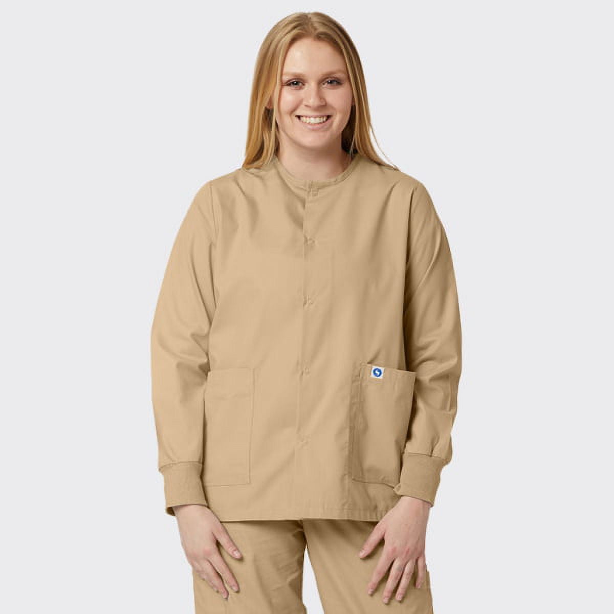 SPECTRUM UNIFORMS Scrub Jackets Doctor Lab Coat -Crew Neck Tops Unisex ...