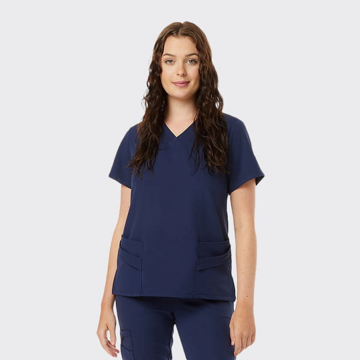 SPECTRUM UNIFORMS Wynd Women's Scrub Top Medical Uniform V-Neck Top ...