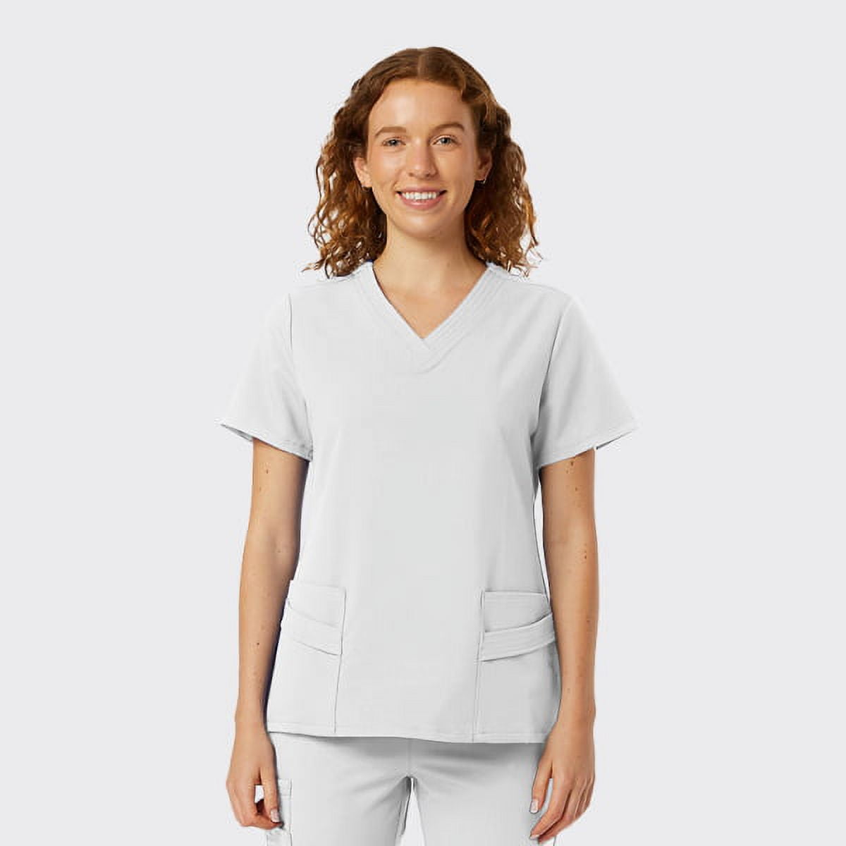 SPECTRUM UNIFORMS Wynd Women's Scrub Top Medical Uniform V-Neck Top ...