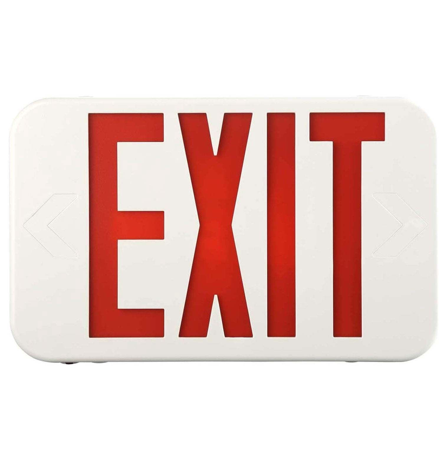 SPECTSUN 1 PACK LED Exit Sign with Battery Backup, Red Exit Light ...