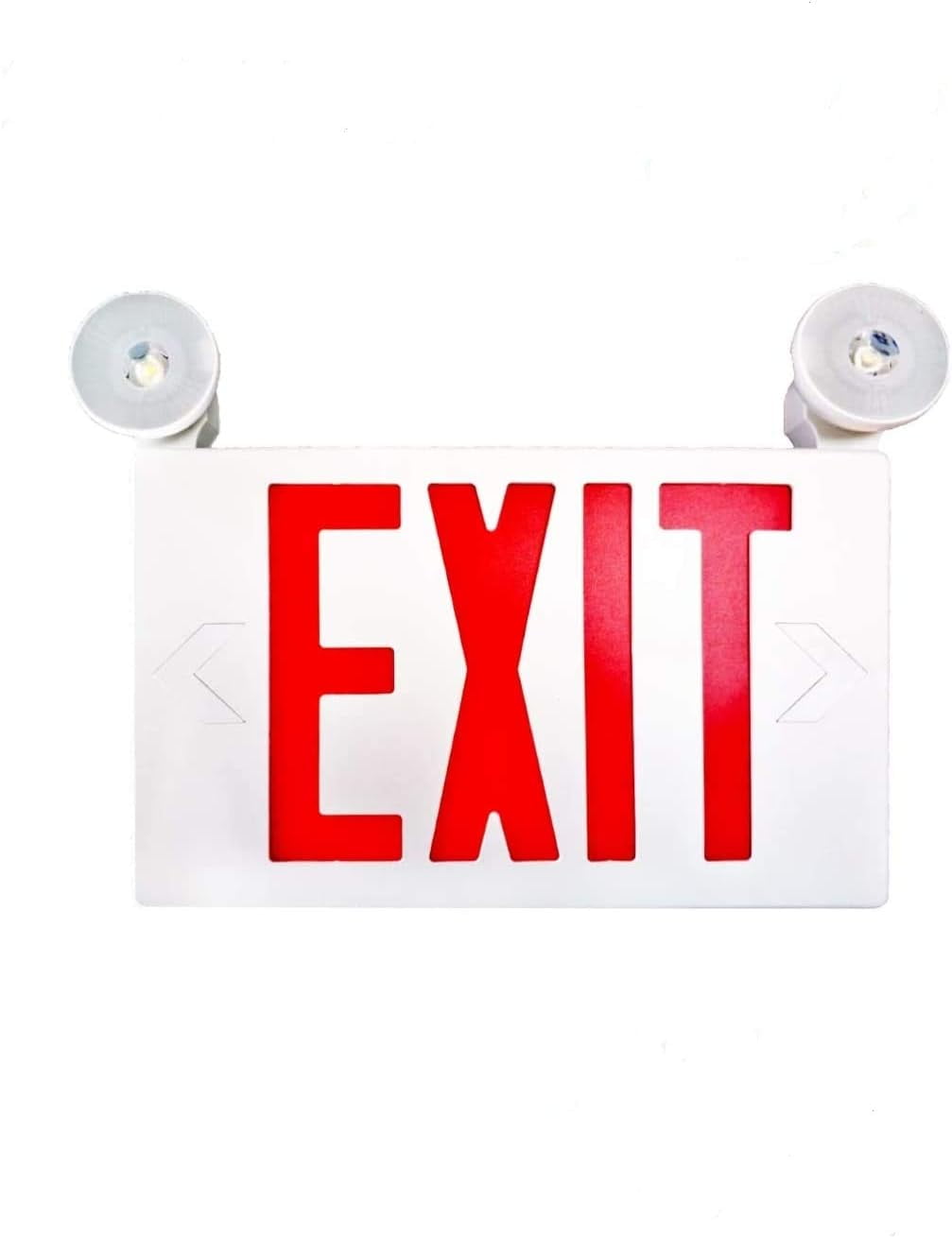 SPECTSUN 1PACK LED Exit sign Light with Battery Backup, Red Exit ...