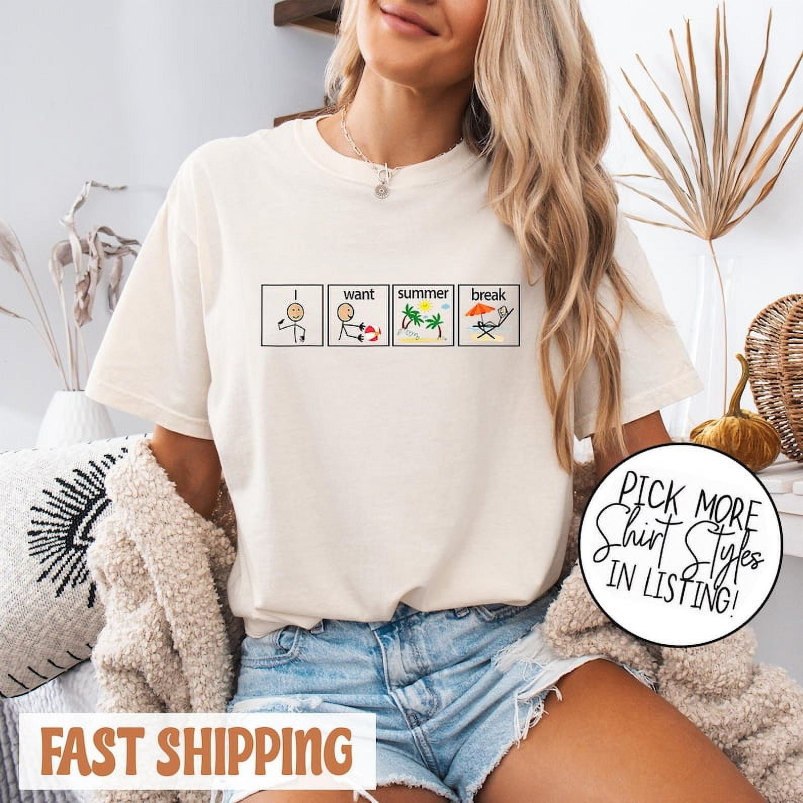 SPED Teacher Last Day Of School Shirt, I Want Summer Break, Funny SLP ...