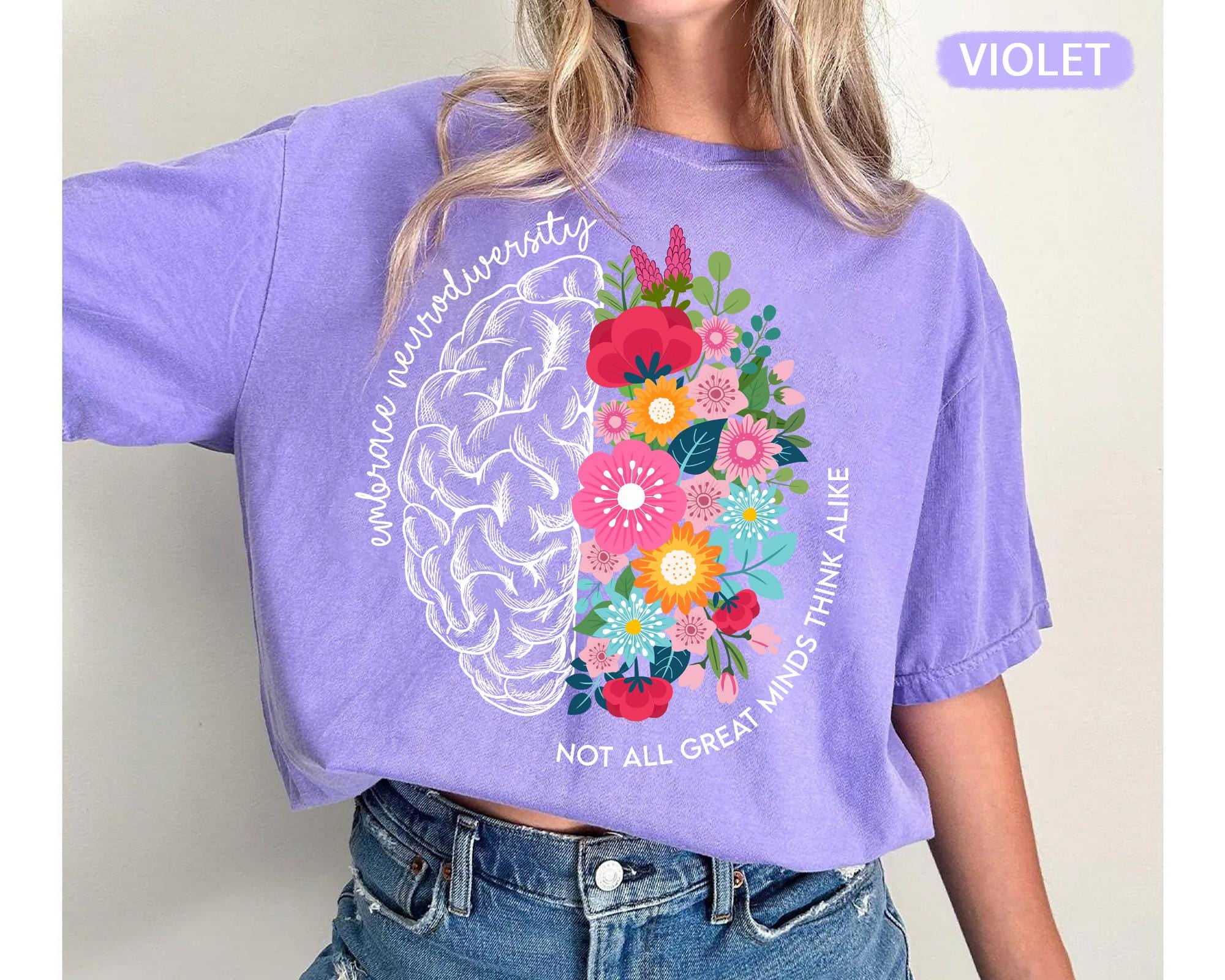 SPED Teacher Shirts, Embrace Neurodiversity Shirt, Autism Teacher Shirt ...