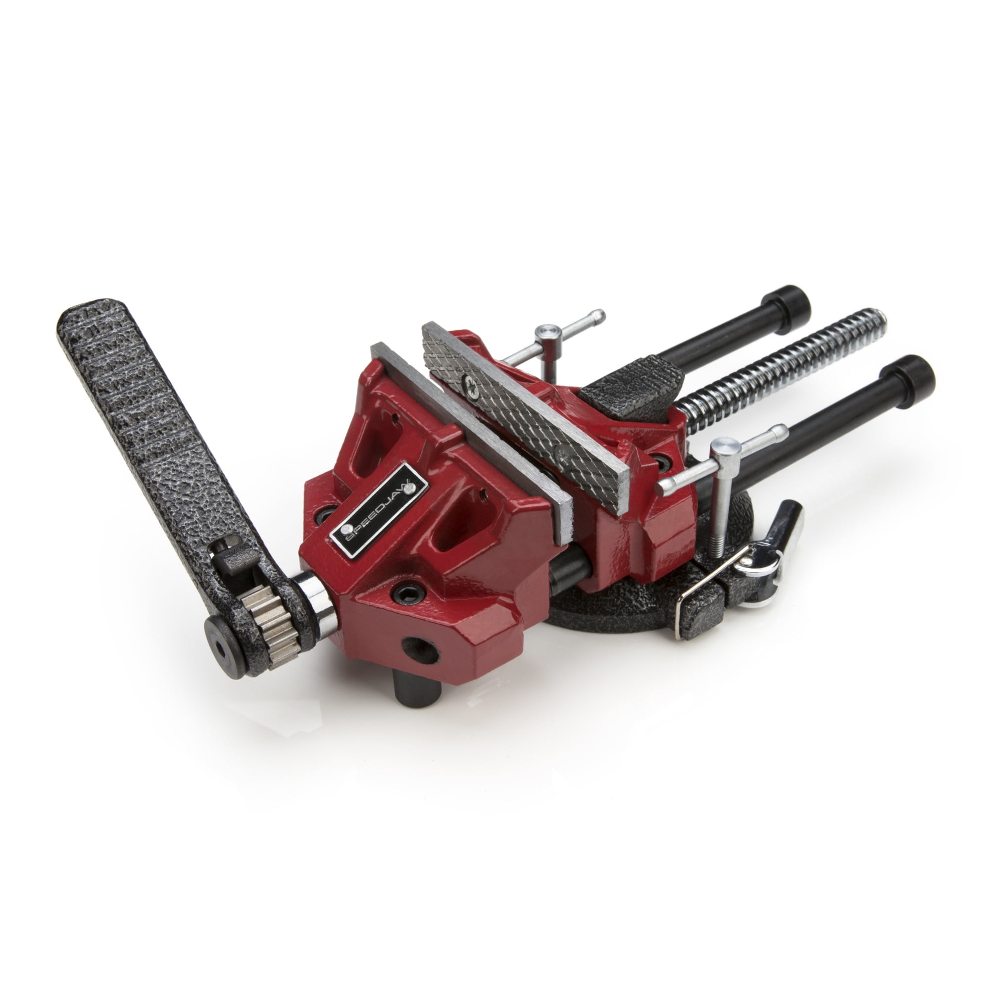 SPEEDJAW 92746 4-Inch Low Profile Bench Vise with Swivel Mount ...