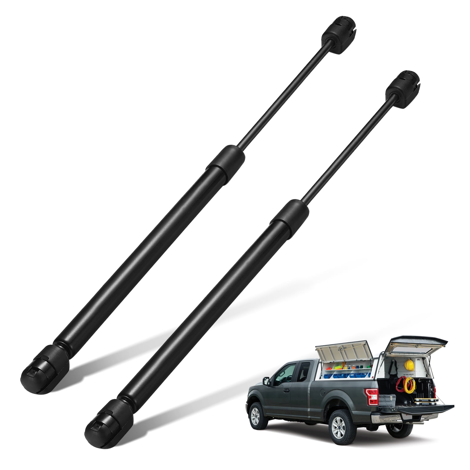 SPEEDWOW 16 inch 38 Lbs Camper Shell Shocks Lift Support Gas Springs ...