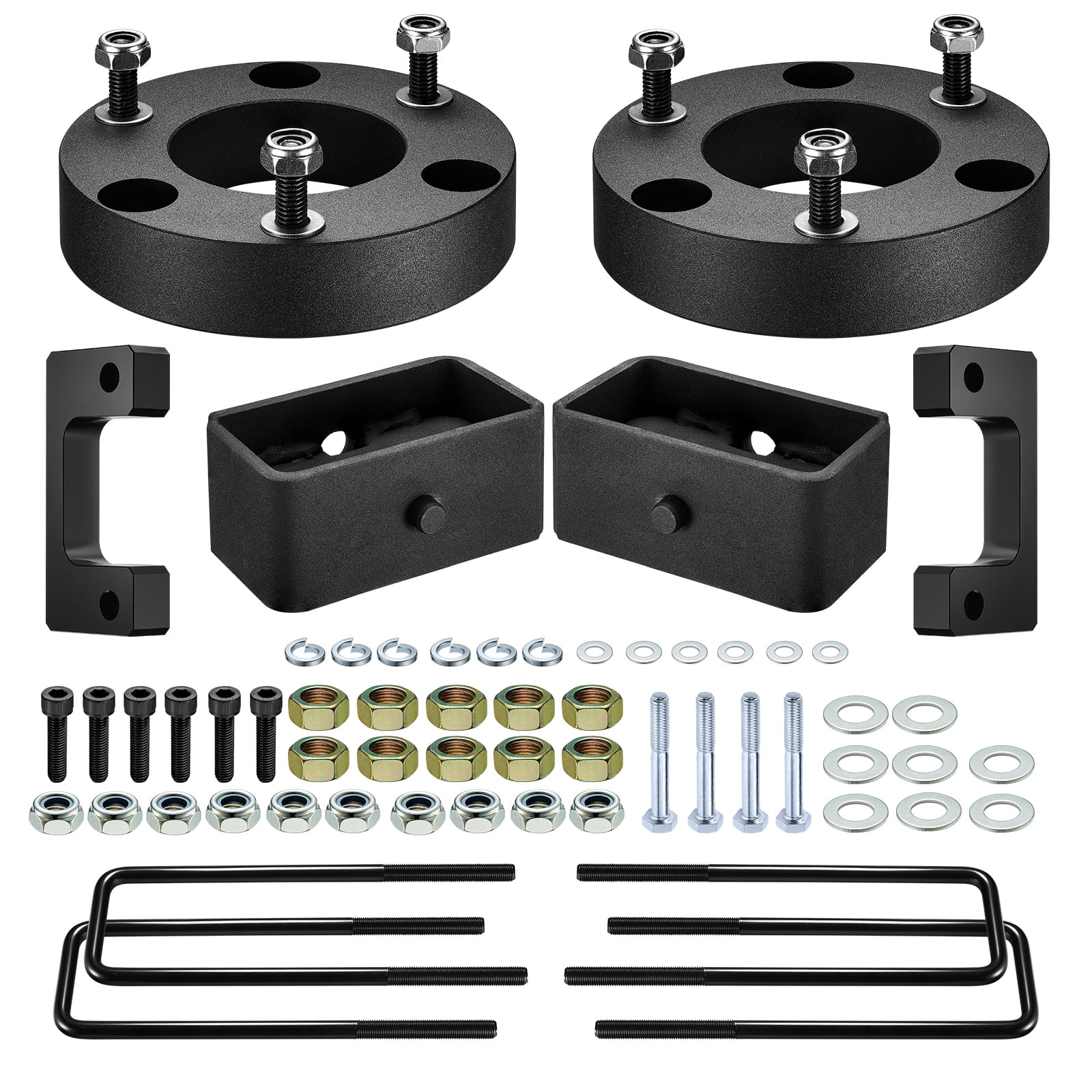 SPEEDWOW 3.5" Front and 3" Rear Leveling Lift Kits Compatible with Chevrolet Silverado 1500 ...