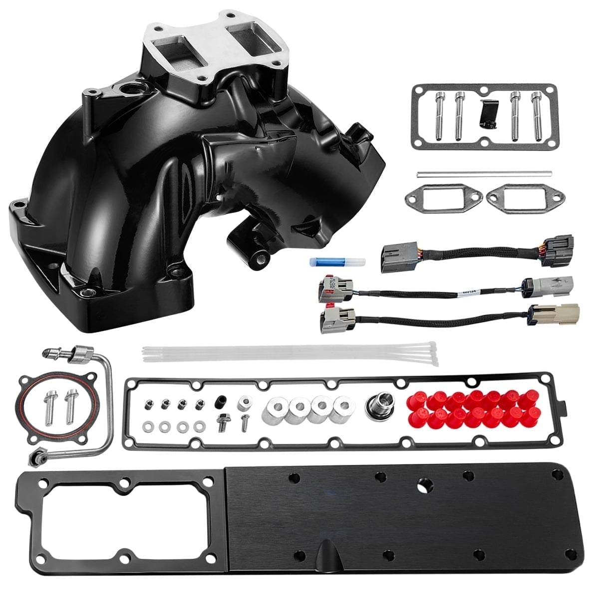 SPEEDWOW Replacement Intake Manifold Grid Heater Assembly w/ Plenum ...