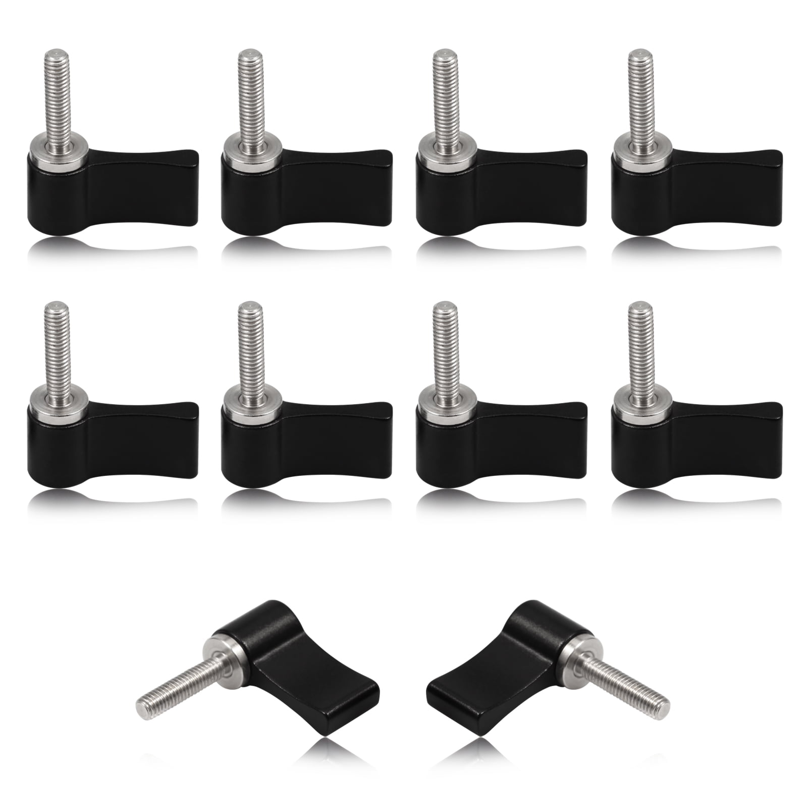 SPEEDWOX 10 Pcs M4 17mm Screw with Handle Thumb Screw Male Threading ...