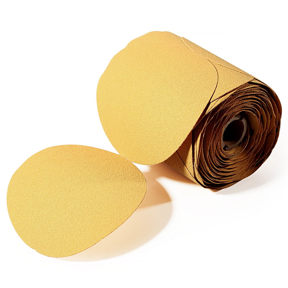 SPEEDWOX 100 Pcs 80 Grit Sandpaper Roll 6 inch Round Sanding Discs ...