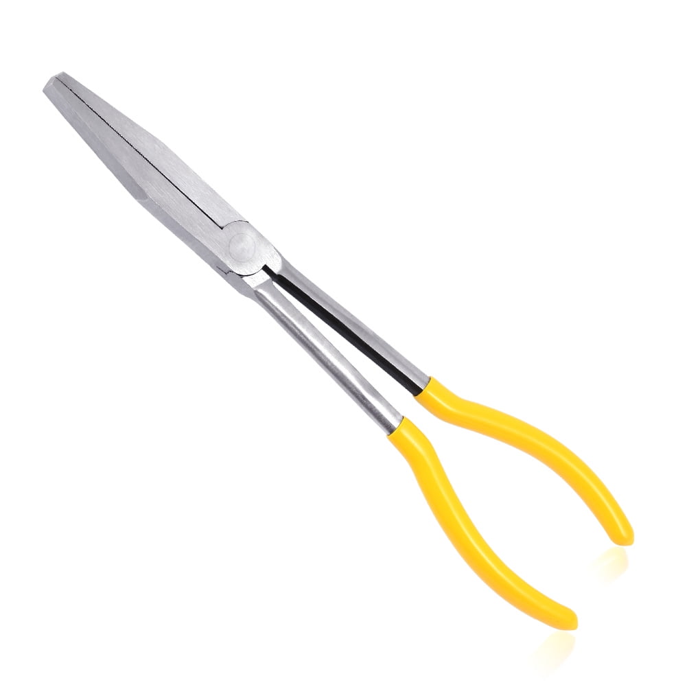 SPEEDWOX 11 Inches Long Reach Bull Nose Pliers Flat Nose Straight ...