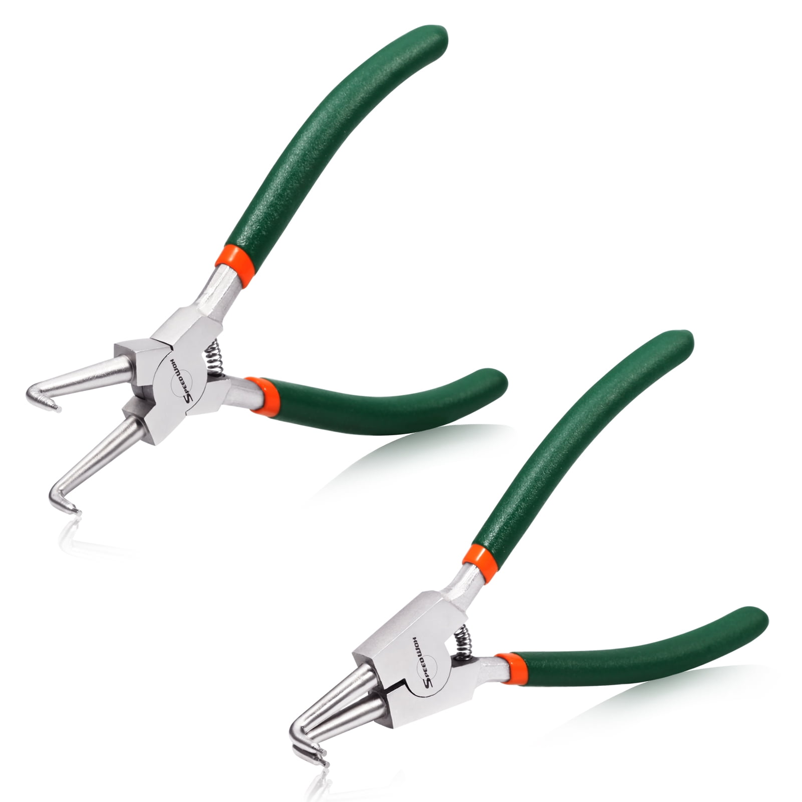 SPEEDWOX 2 Pcs Circlip Pliers Set 7-Inch Snap Ring Pliers Internal ...