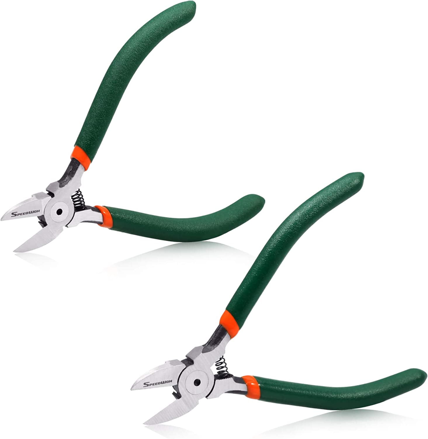 SPEEDWOX 2 Pcs Flush Cutter Pliers Set Side Cutter Set Flush Cutter Set ...