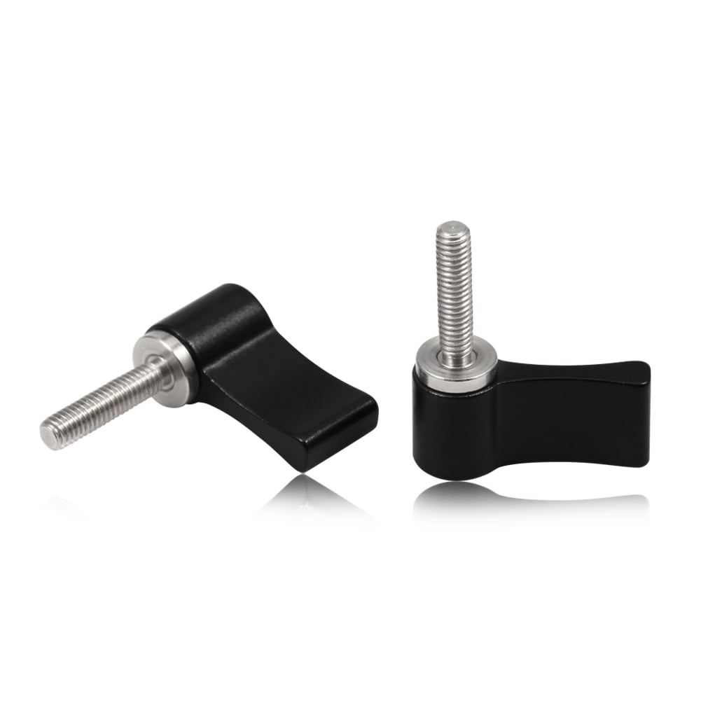 SPEEDWOX 2 Pcs M4 17mm Screw with Handle Thumb Screw Male Threading ...
