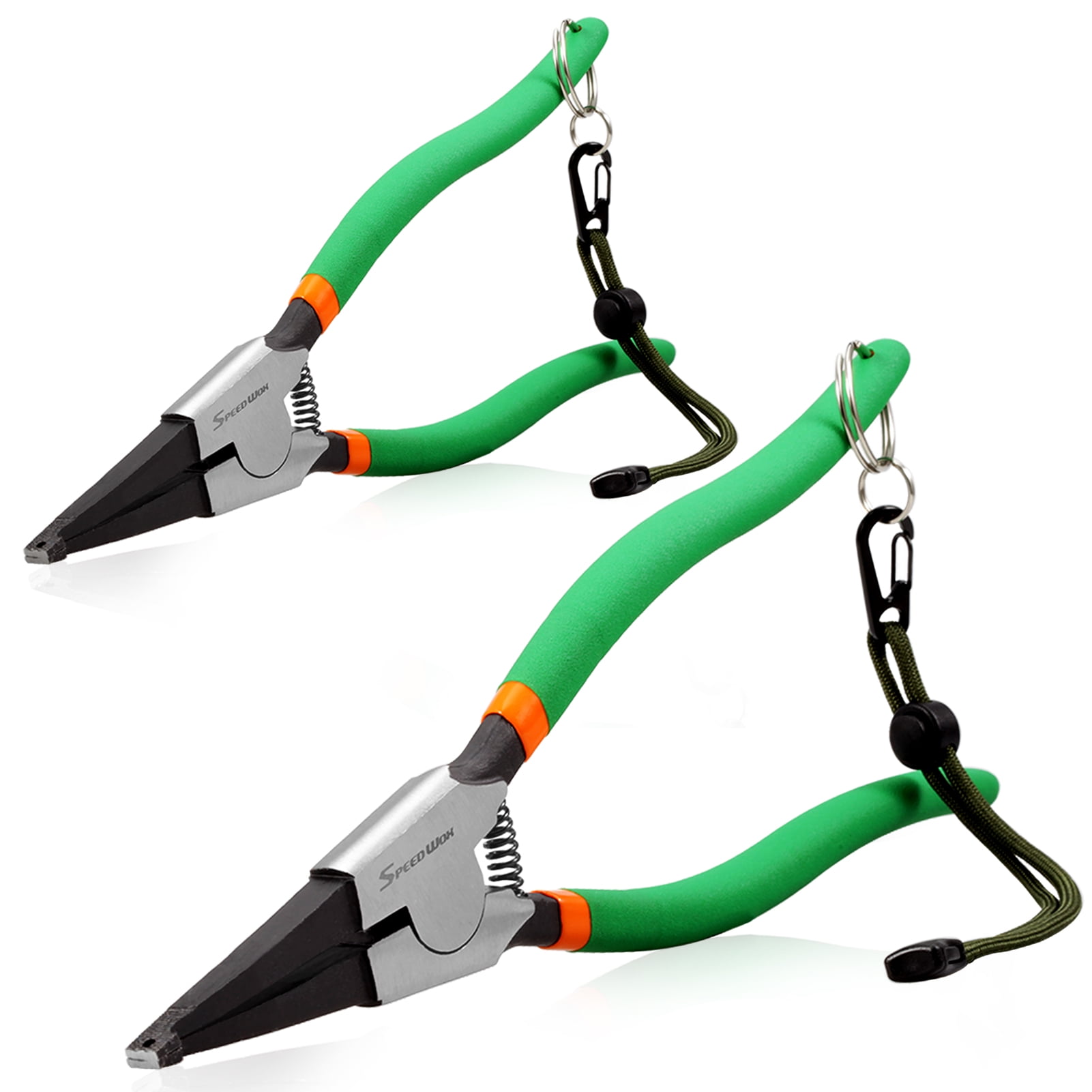 SPEEDWOX 2 Pcs Special Angle Tip Lock Ring Pliers Set Retaining Rings ...