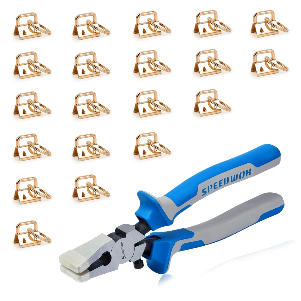 SPEEDWOX 20 Sets of Key Fob Pliers 0.8 Inch Key Fob Hardware with ...