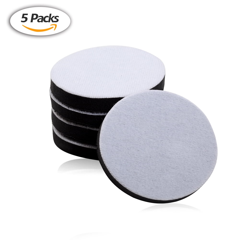 SPEEDWOX 3 Inch Soft Foam Layer Buffering Pad 5 Pack Hook and Loop Soft ...