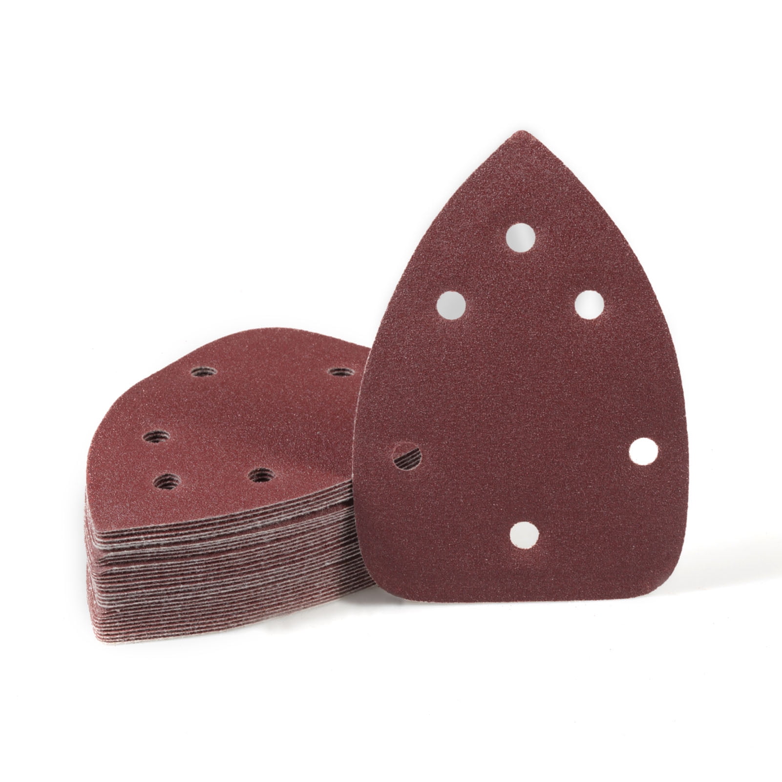 SPEEDWOX 30 Pcs Mouse Detail Sander Sandpaper 6 Hole, 120 Grit Hook and ...