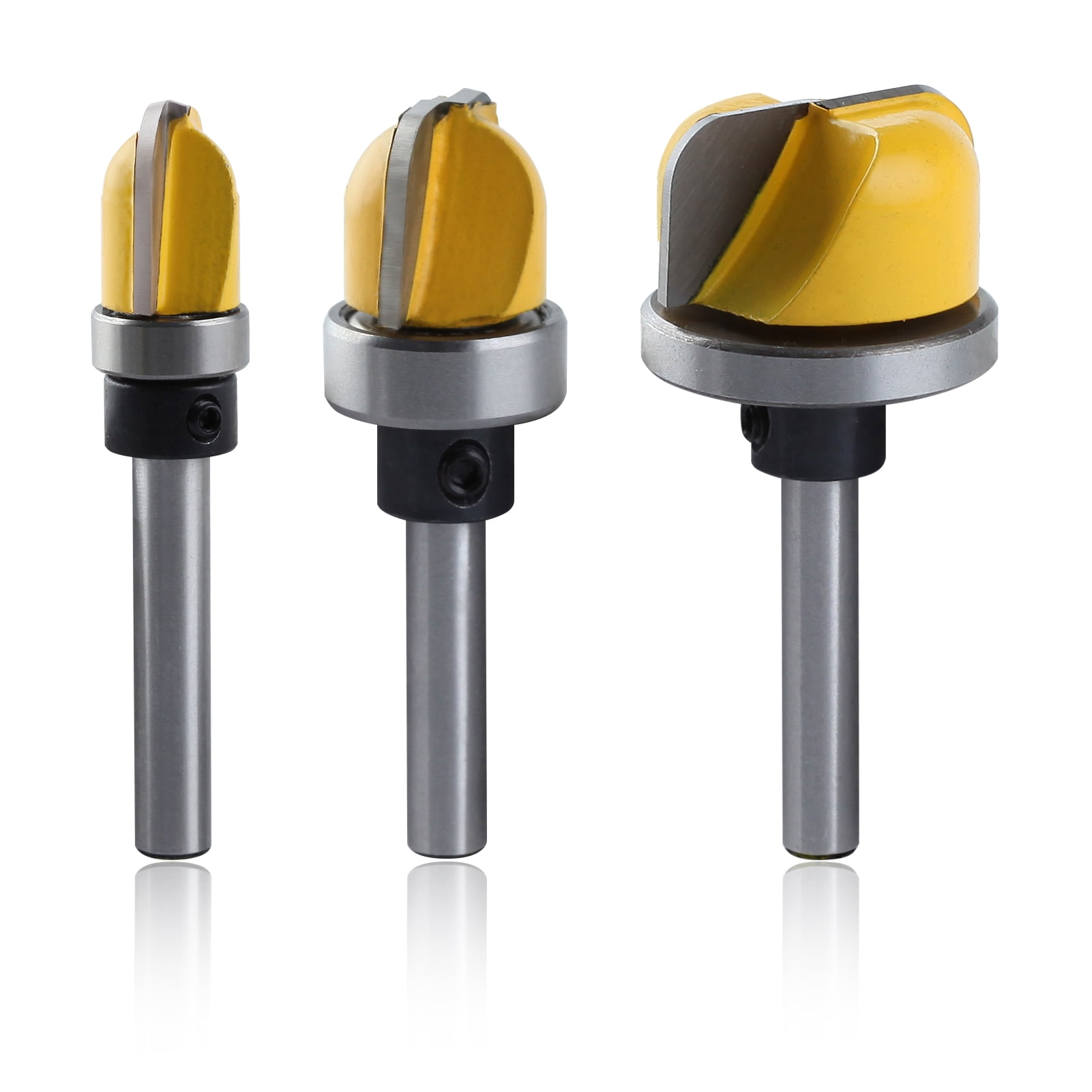 SPEEDWOX 3Pcs Dish Carving Router Bits Bowl & Tray Template Router Bit ...