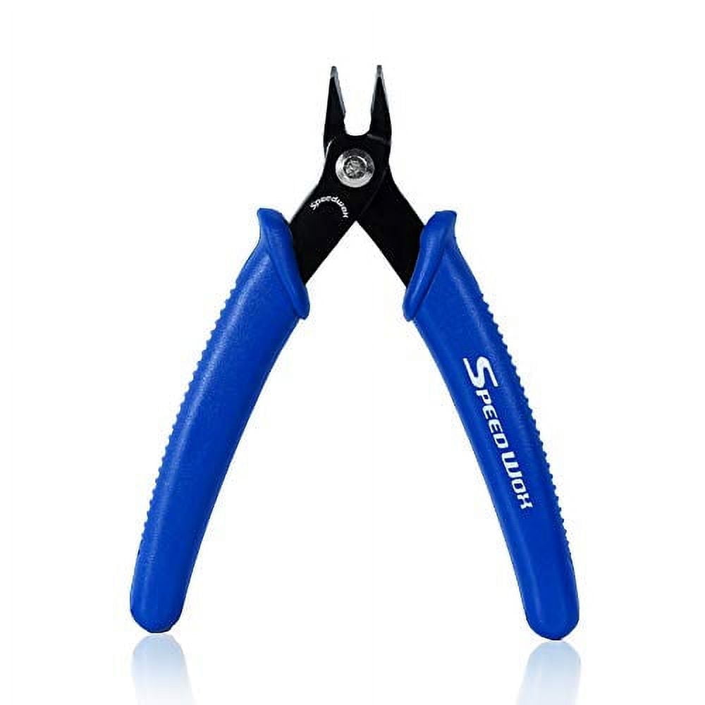 SPEEDWOX 5 Inches Flush Cut Wire Cutters Small Flush Cutter Pliers ...