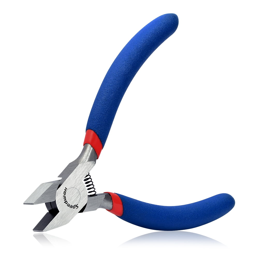 SPEEDWOX 5" Mini Flat Nose Pliers Wide Jaws Small Duck Bill Pliers ...