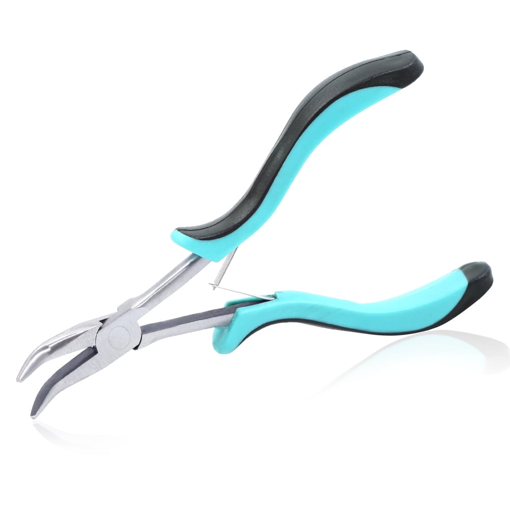 SPEEDWOX 6 Inches Long Reach Mini Bent Nose Pliers Jewelery Making Tool ...
