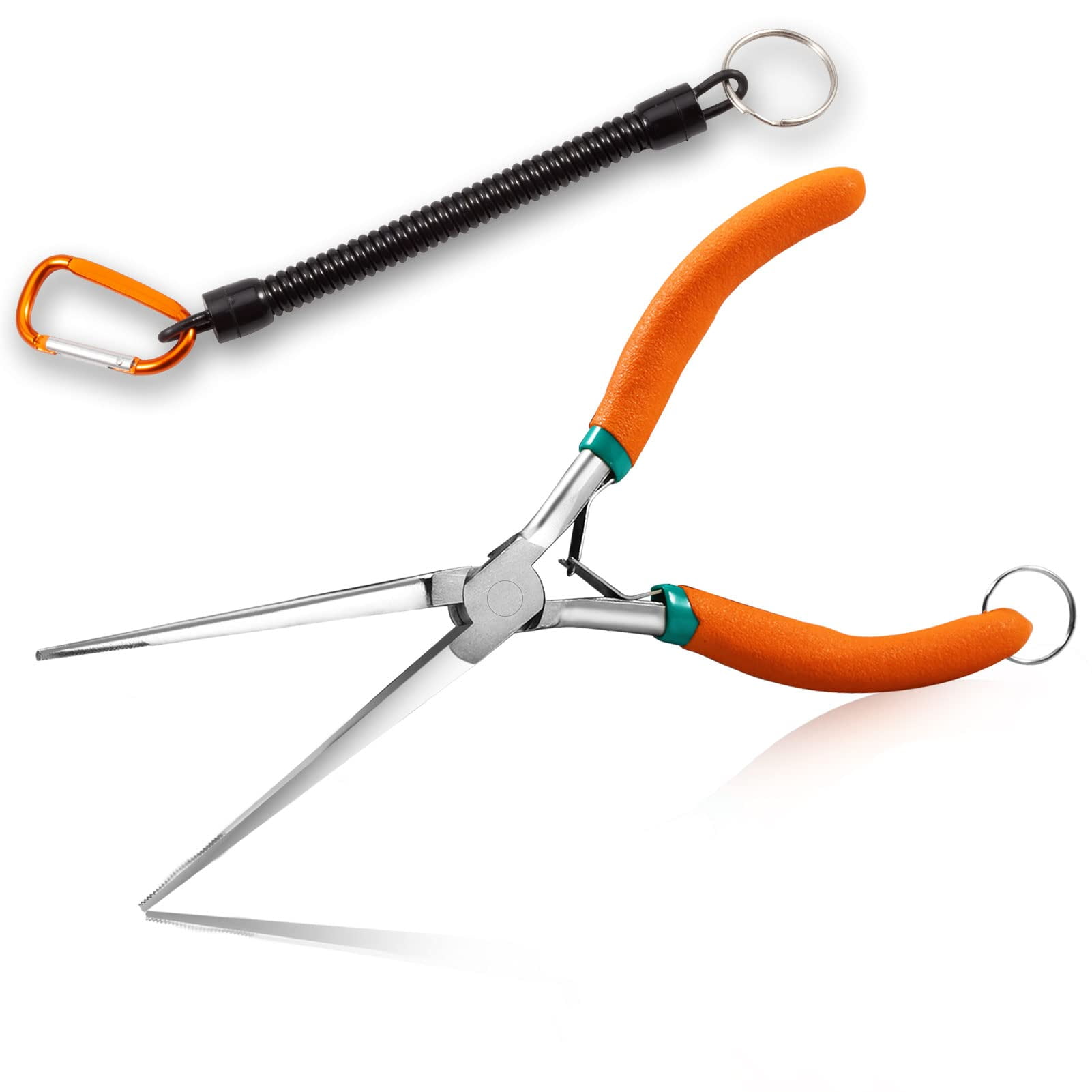 SPEEDWOX 7-Inch Long Reach Needle Nose Pliers with Teeth Extra Long ...