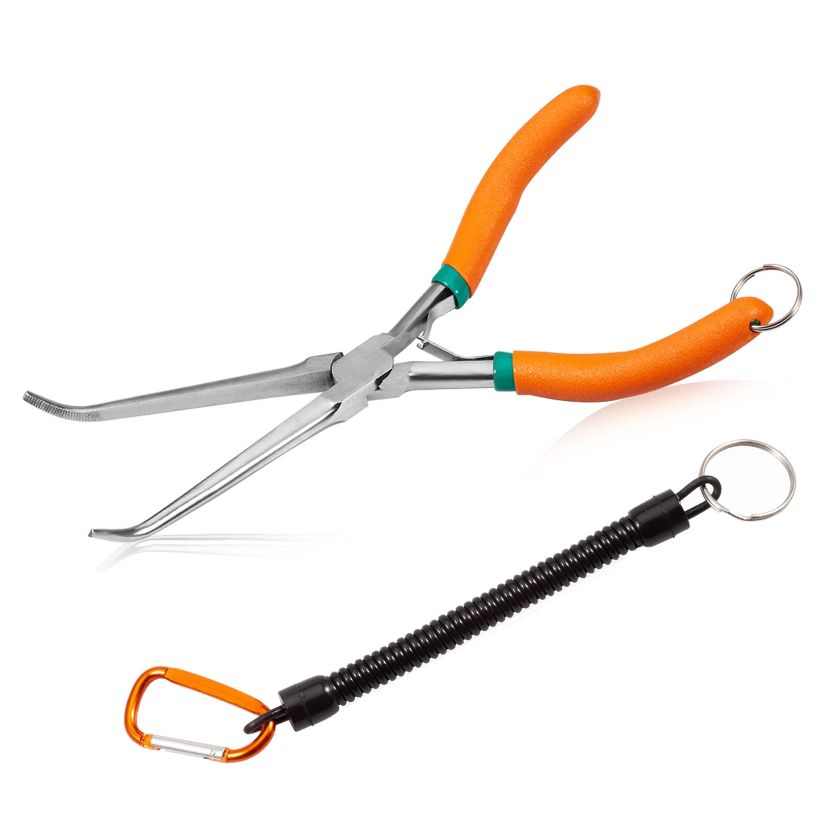 SPEEDWOX 7" Long Reach Needle Nose Pliers with Teeth, Extra Long Nose ...