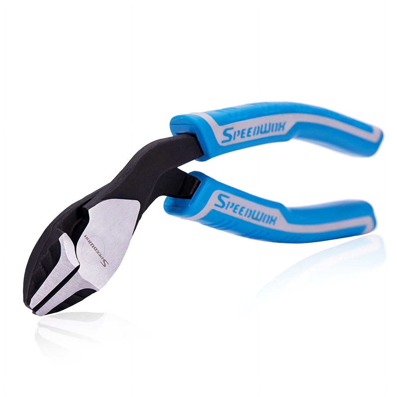 SPEEDWOX Diagonal Cutting Pliers Angled Multi Plier Compound Action ...