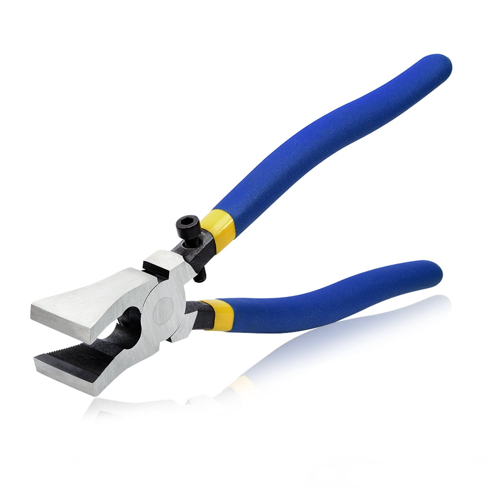 SPEEDWOX Glass Running Pliers Flat Serrated Jaws with Adjustable Set ...