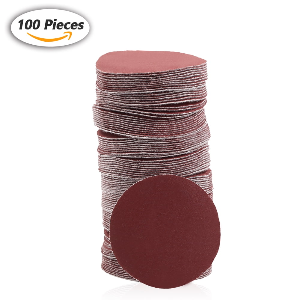SPEEDWOX Hook and Loop Sanding Discs 100pcs 2 inch 400 Grit Sandpaper ...