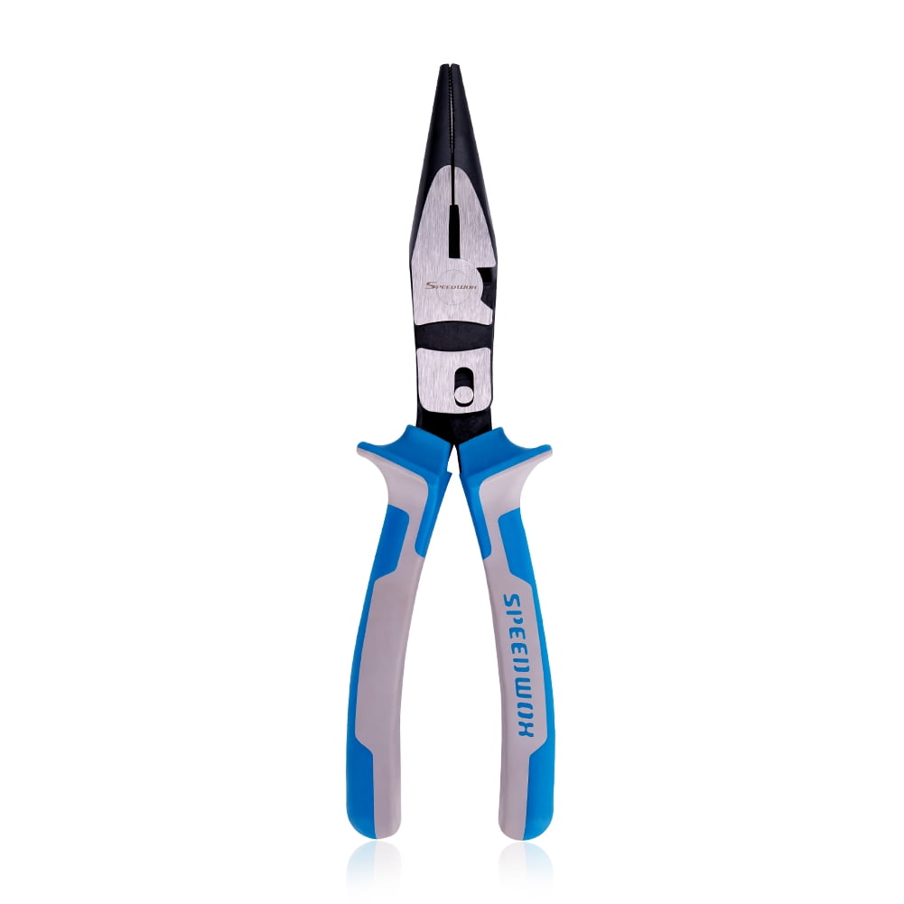 SPEEDWOX Long Nose Pliers 8 Inch Heavy Duty Wire Cutters Reduce Effort ...
