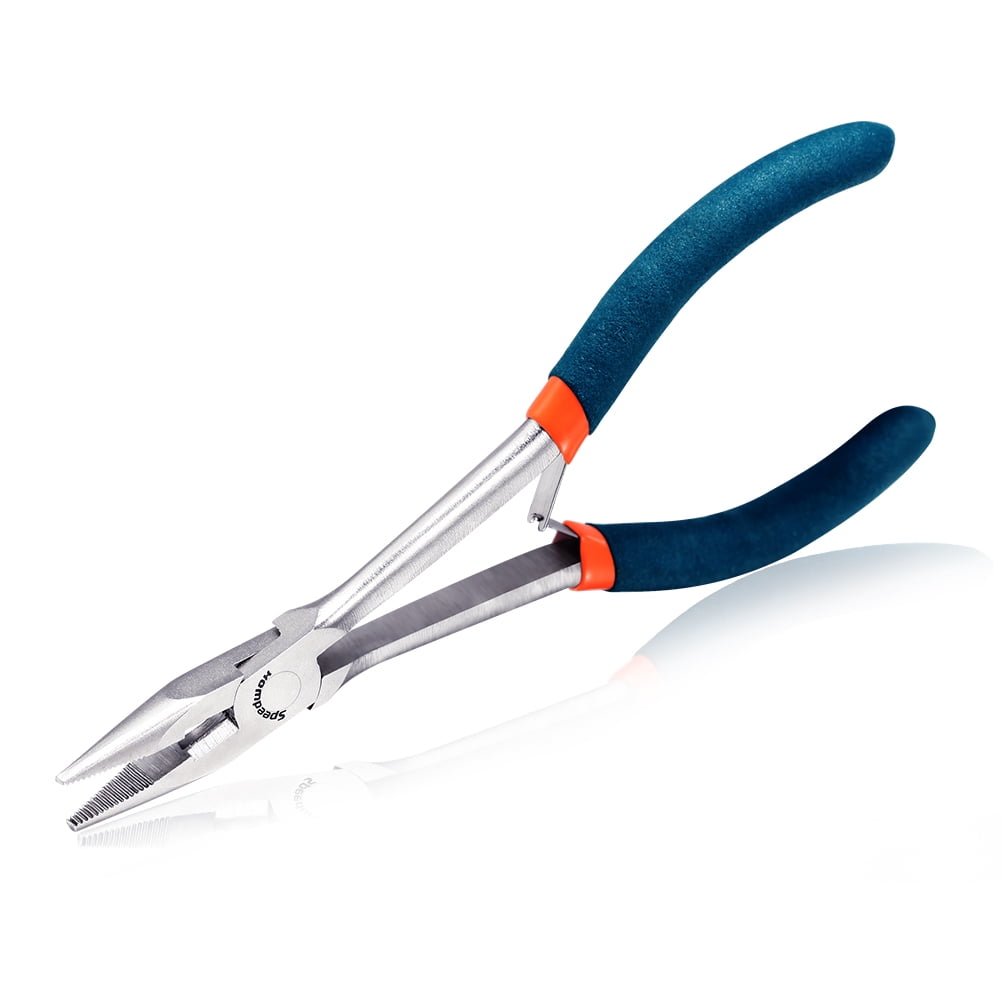 SPEEDWOX Long Nose Pliers Long Reach 6 Inch Mini Wire Cutter Side ...
