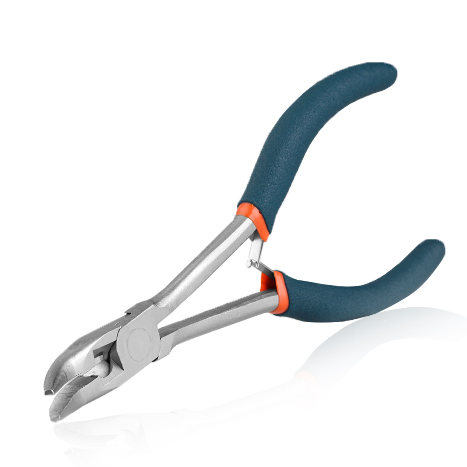 SPEEDWOX Long Reach Bent Nose Pliers with Serrated Jaws Angled Long ...