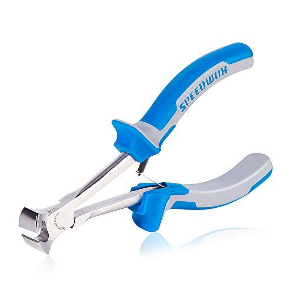 SPEEDWOX Long Reach End Nippers 5-1/2 Inches Mini End Cutting Pliers ...