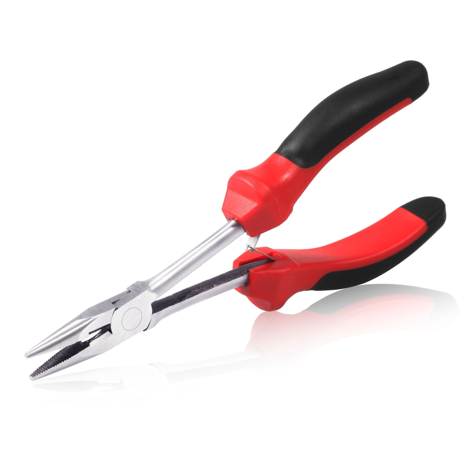 SPEEDWOX Long Reach Long Nose Pliers, 6 Inches Mini Wire Cutter with ...