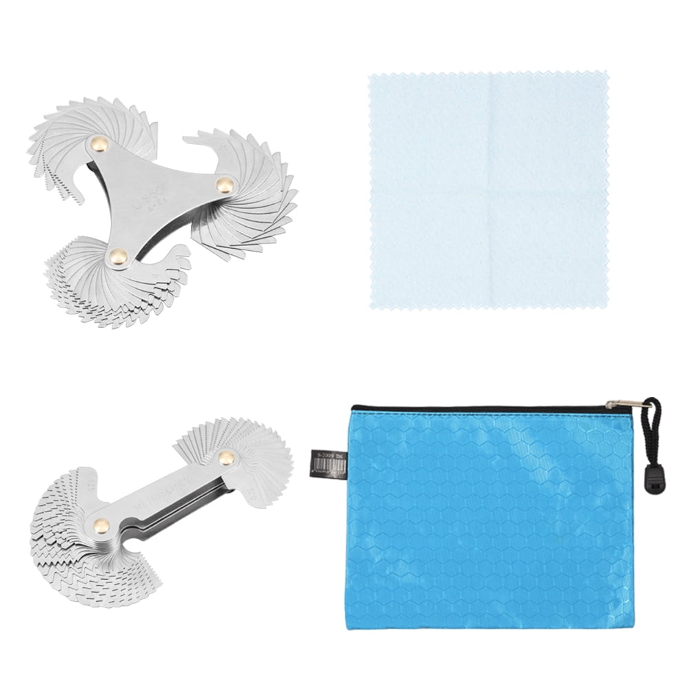 SPEEDWOX Thread Pitch Gauge Set 58Pcs Metric & America SAE Type ...