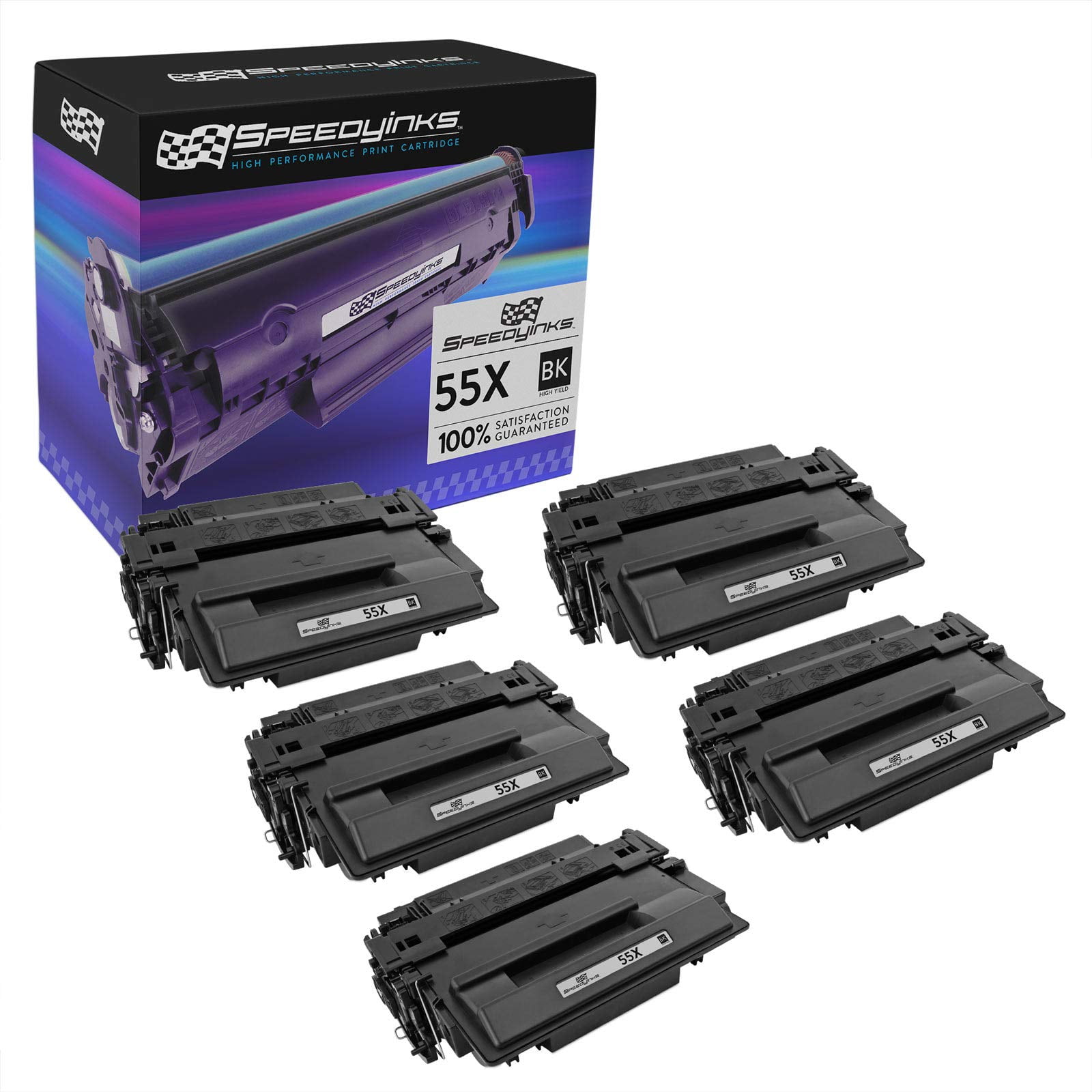 Speedy Inks Compatible Replacement for HP 55X CE255X Toner Cartridge ...