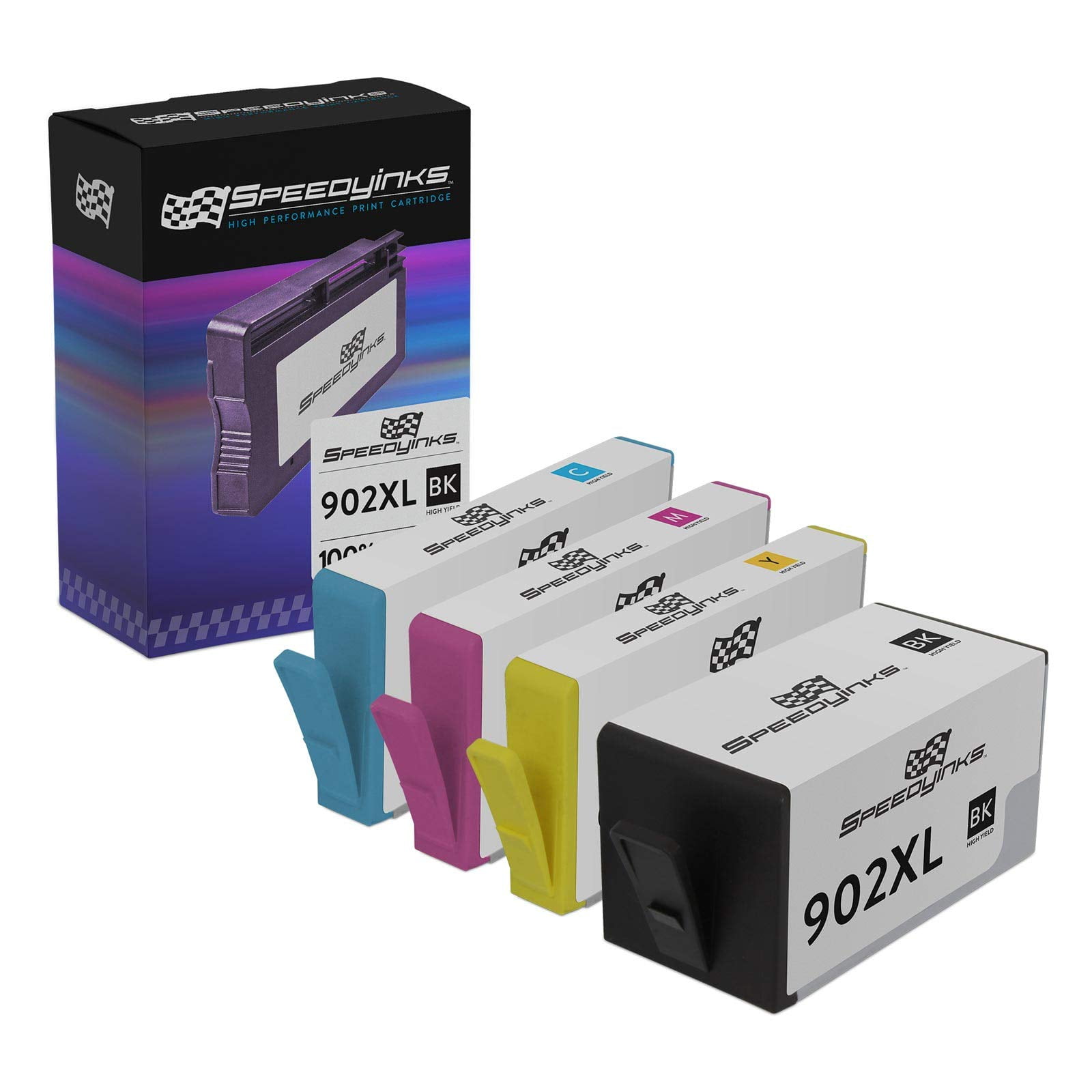 SPEEDYINKS Compatible Replacement for HP 902xl Ink Cartridges Combo ...