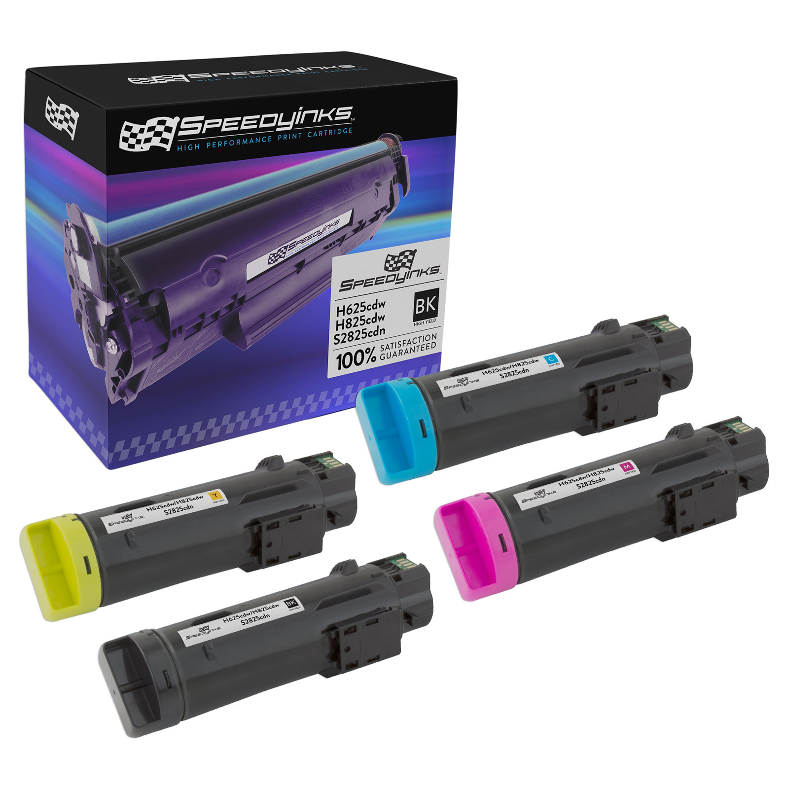 SPEEDYINKS Compatible Toner Cartridge Replacement for Dell H625/H825 (1 ...